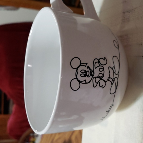 Disney | Dining | Mickey Mouse Linear Soup Mug | Poshmark